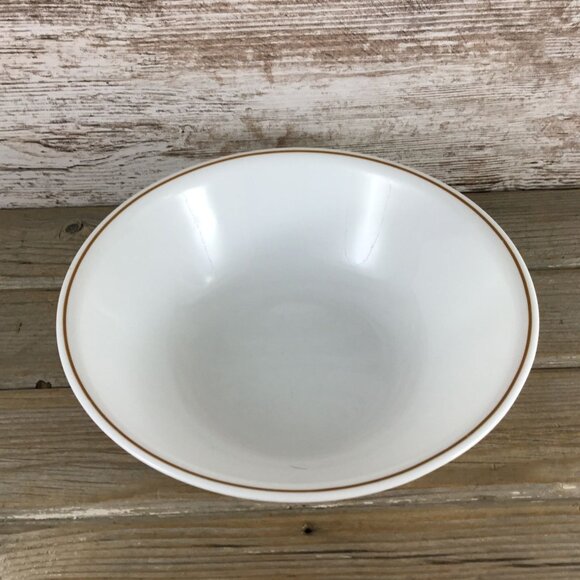 Corelle | Dining | Corelle 25 Serving Bowl Brown Ring Indian Summer ...